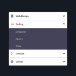 CSS Menu #8 - Code Example